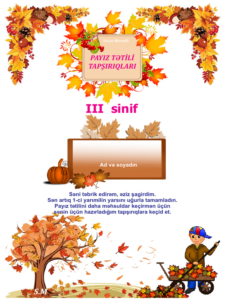 Payiz Tetili Tapsiriqlari-Süsən Muradli | PDF