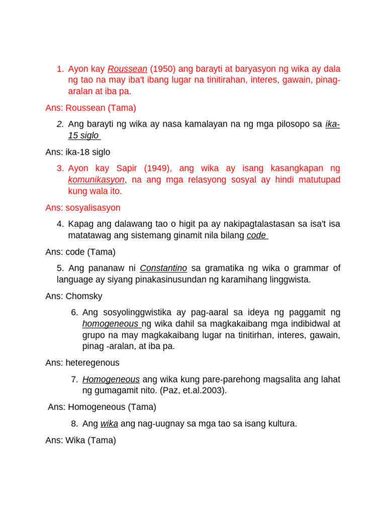 Quiz Modified True or False | PDF