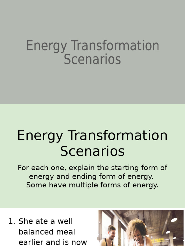 Energy Transformation - Review | PDF