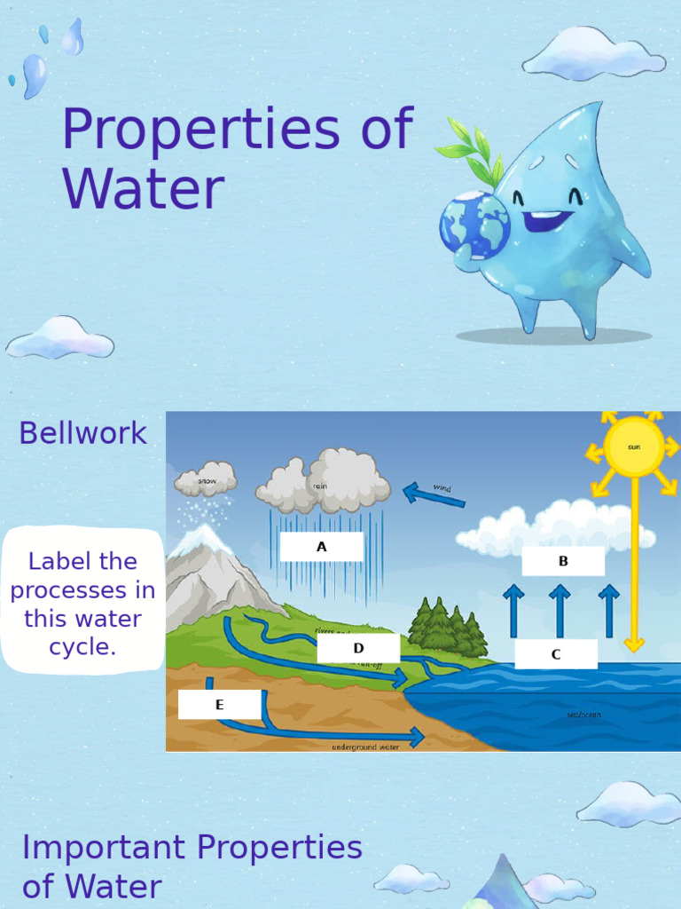 Properties of Water | PDF | Water | Properties Of Water