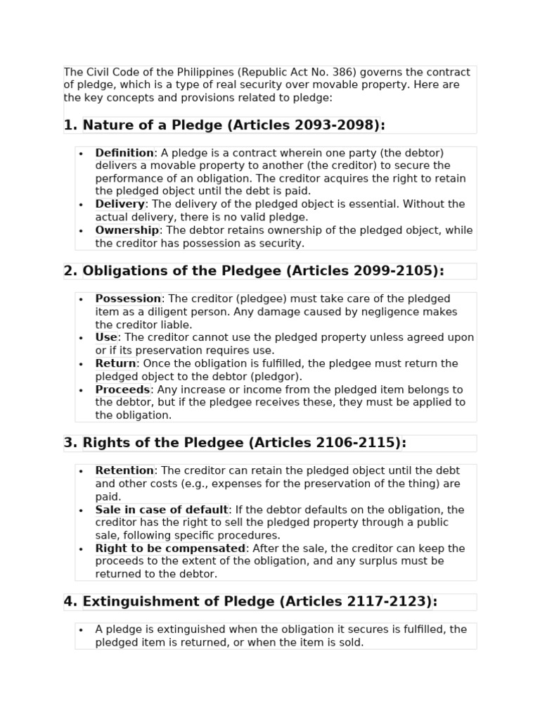 reviewer-2-pledge | PDF | Creditor | Property