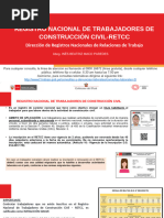 Guía para Obtener el Carnet RETCC | PDF