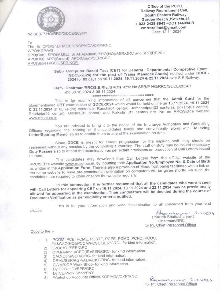 Sparing Memo GDCE 2024 | PDF