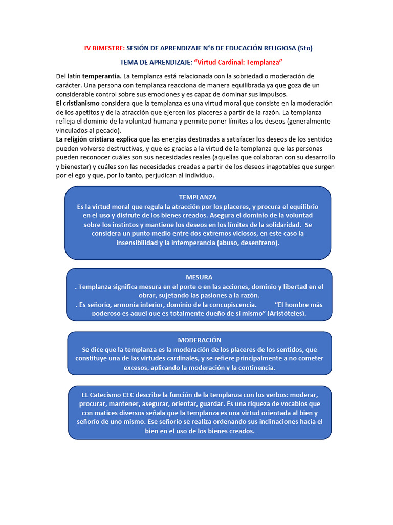 SESIONES 6 y 7 DE EDUREL (5TO) IV BIM 2022 | PDF | Fe | Amor