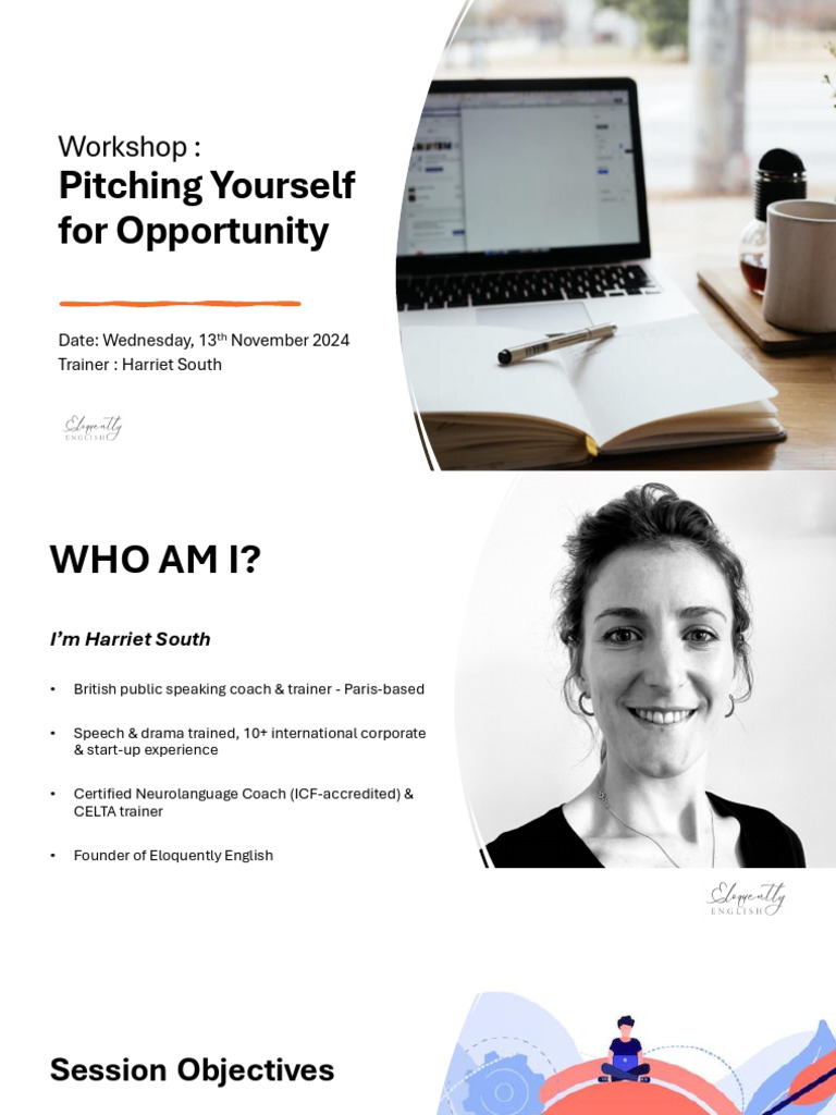 Pitching Workshop for Professionals | PDF | Career & Growth | Art