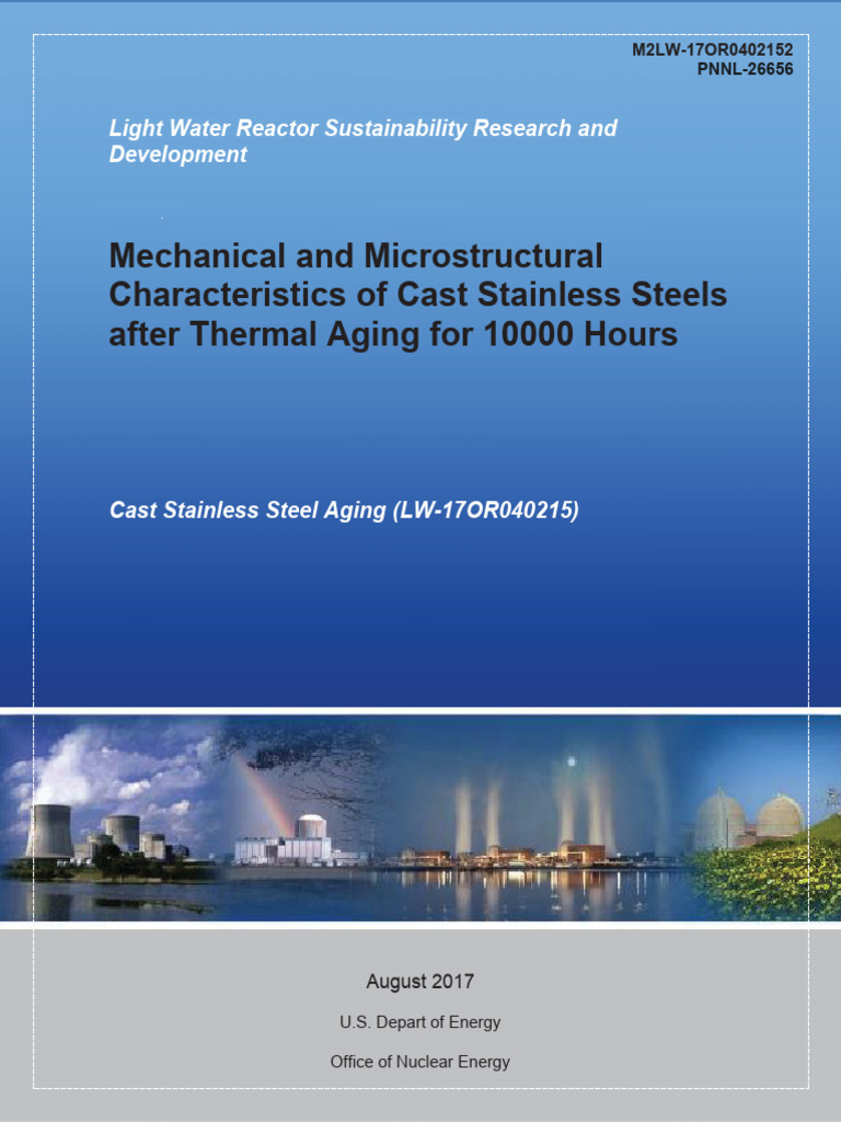 Mechanical and Microstructural Characteristics of Cast Stainless Steels ...