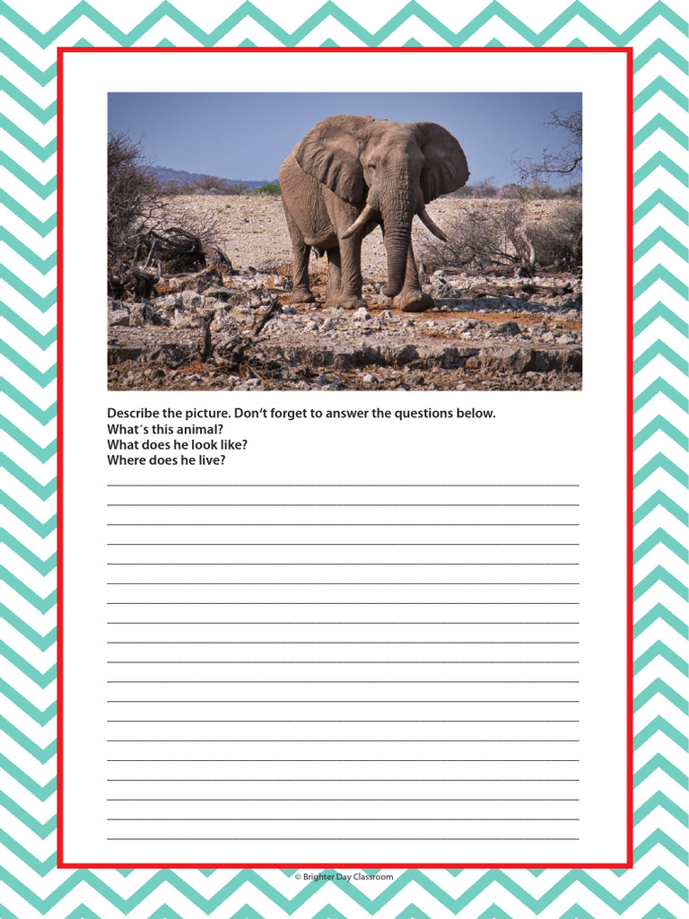 Picture Description Activity Guide | PDF