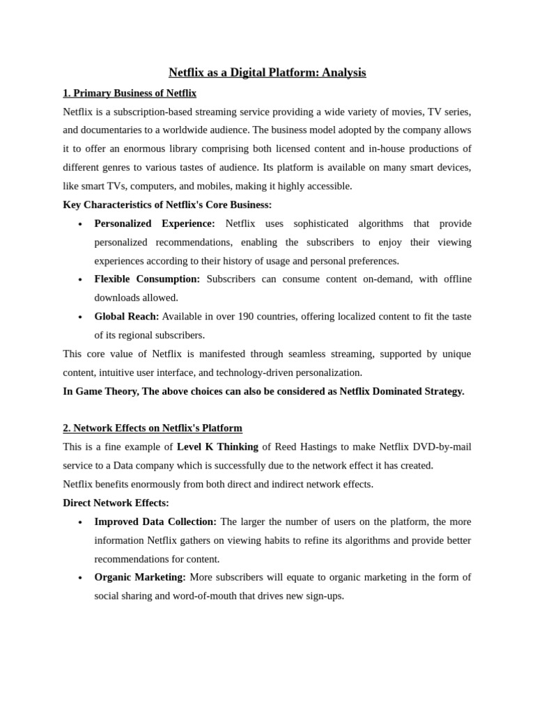 Assignment - Aditya Singh | PDF | Netflix | Streaming Media