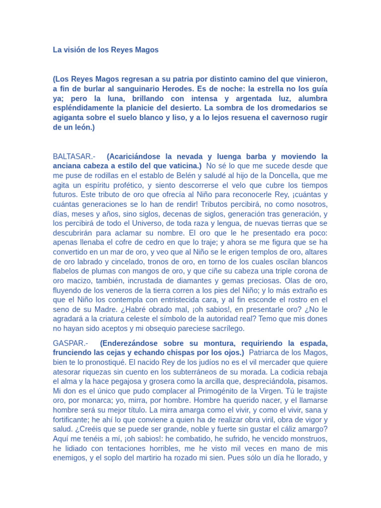 La Visión de Los Reyes Magos | PDF | Reyes Magos