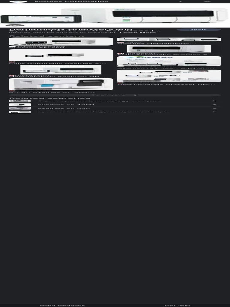 Sysmex xs700 - Google Search | PDF | Technology & Engineering
