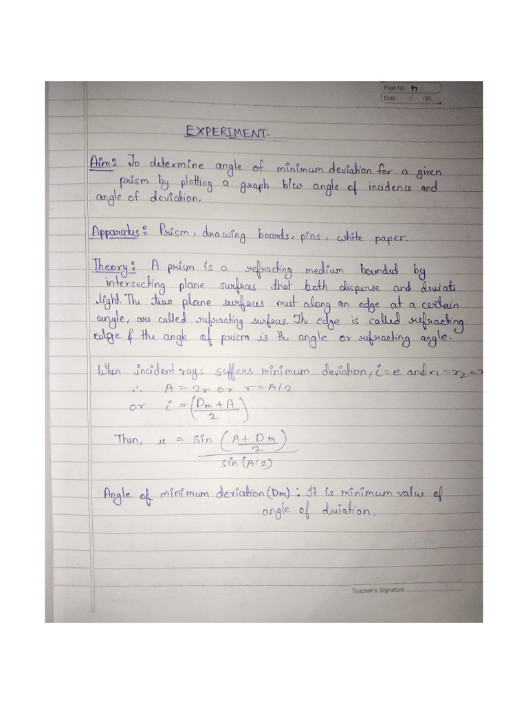 Section B Physics Lab Mannual Class 12 2024 | PDF