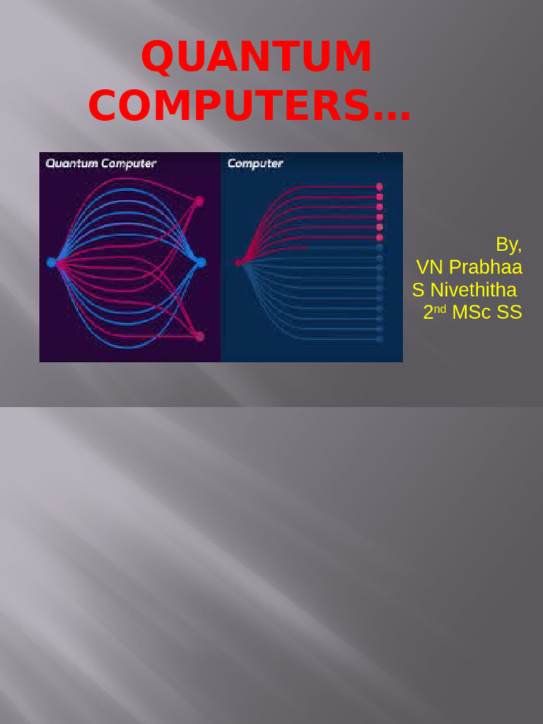 Quantum Computers Template | PDF