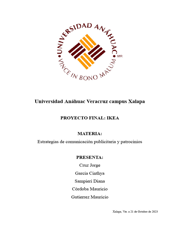 Proyecto Final IKEA | PDF | Marketing | Economias