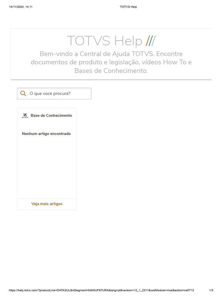 Totvs Help | PDF