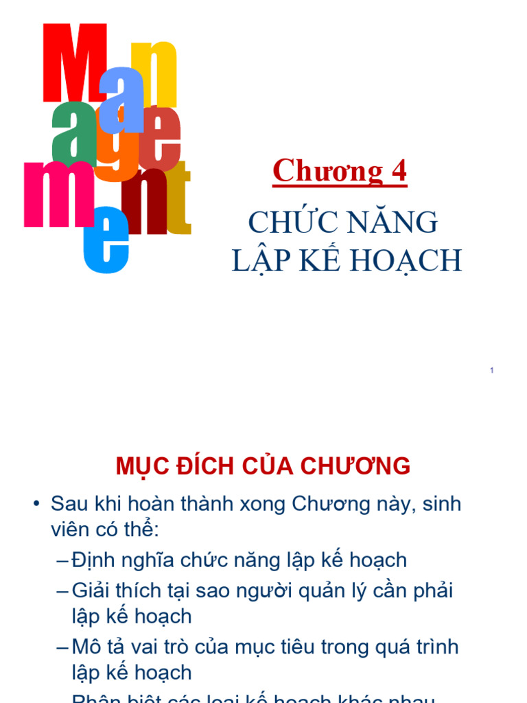 Chuong 4 Chuc Nang Lap Ke Hoach | PDF