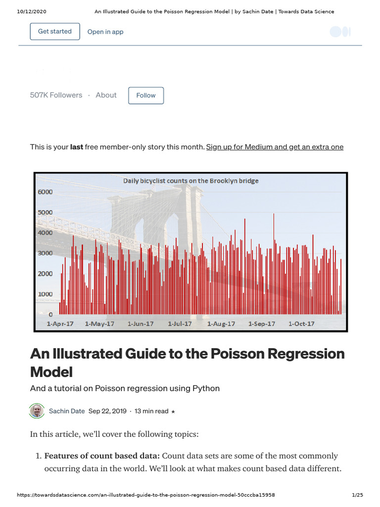 An Illustrated Guide To The Poisson Regression Model - by Sachin Date - Towards Data Science ...