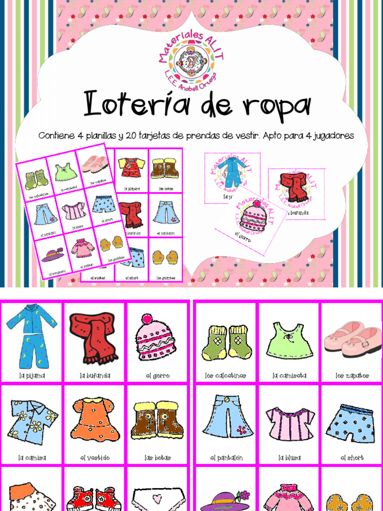 Lotería de Ropa | PDF