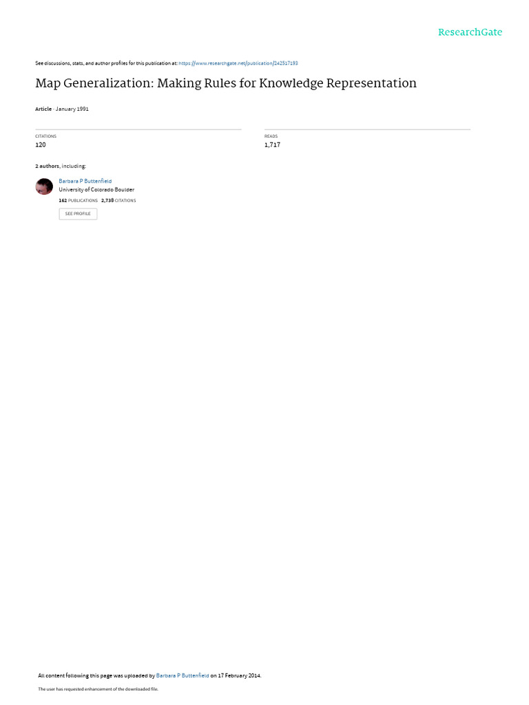 Map Generalization Making Rules For Knowledge Repr | PDF | Line ...