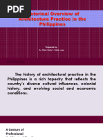 History of UAP and Philippine Architecture | PDF | Philippines