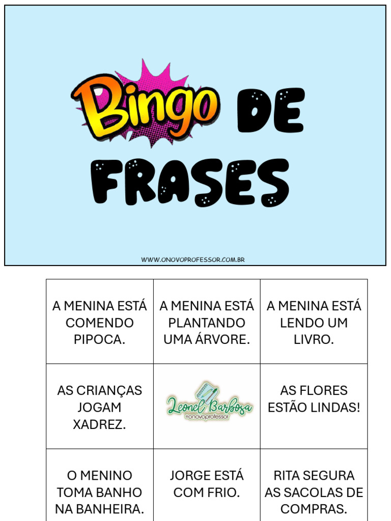 Bingo de Frases | PDF
