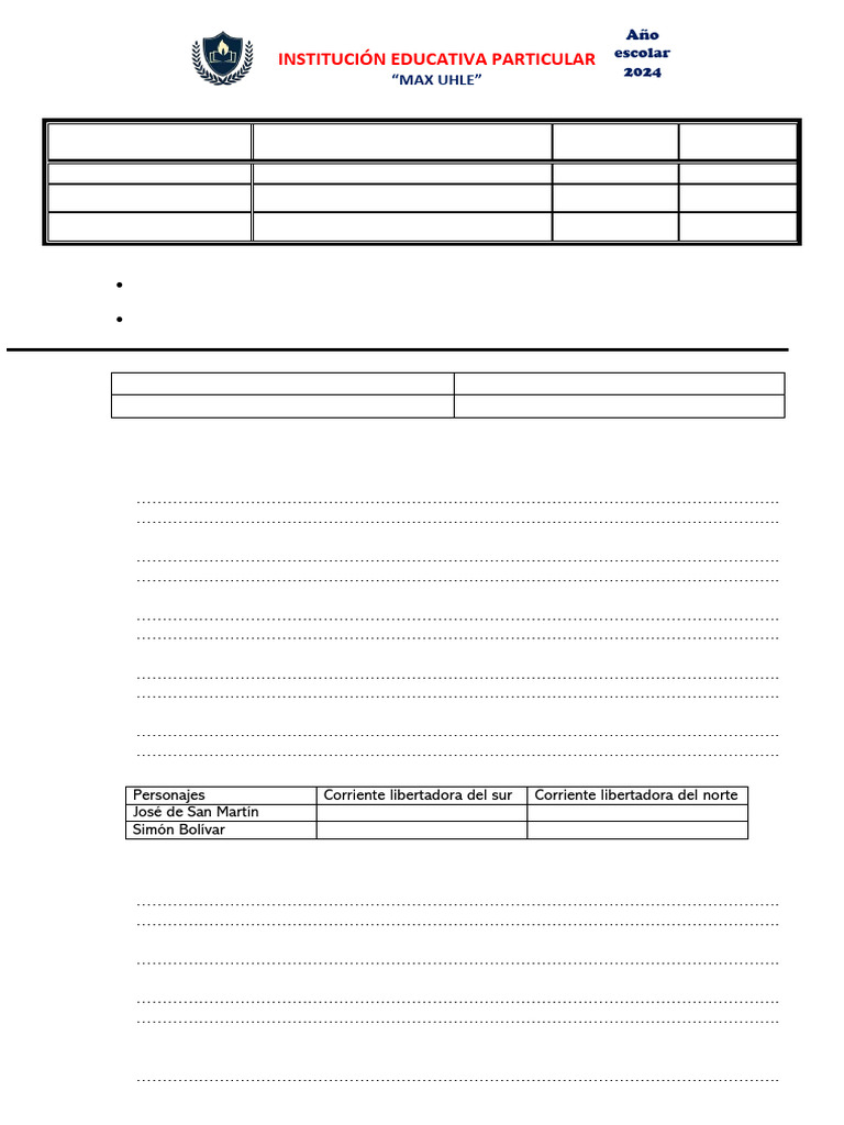 7ma Unidad Historia - Primaria | PDF