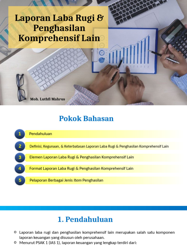 Laporan Laba Rugi Komprehensif Perusahaan | PDF | Bisnis | Pengelolaan ...