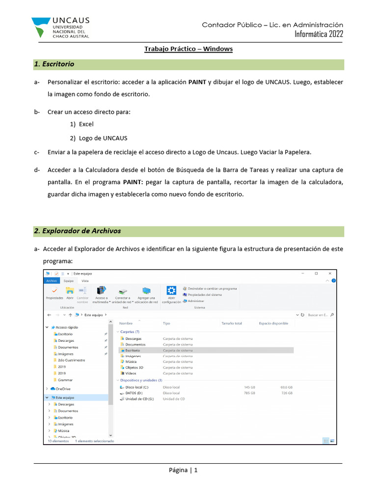 TP1 - Windows (2022) | PDF | Archivo de computadora | Plataformas de ...