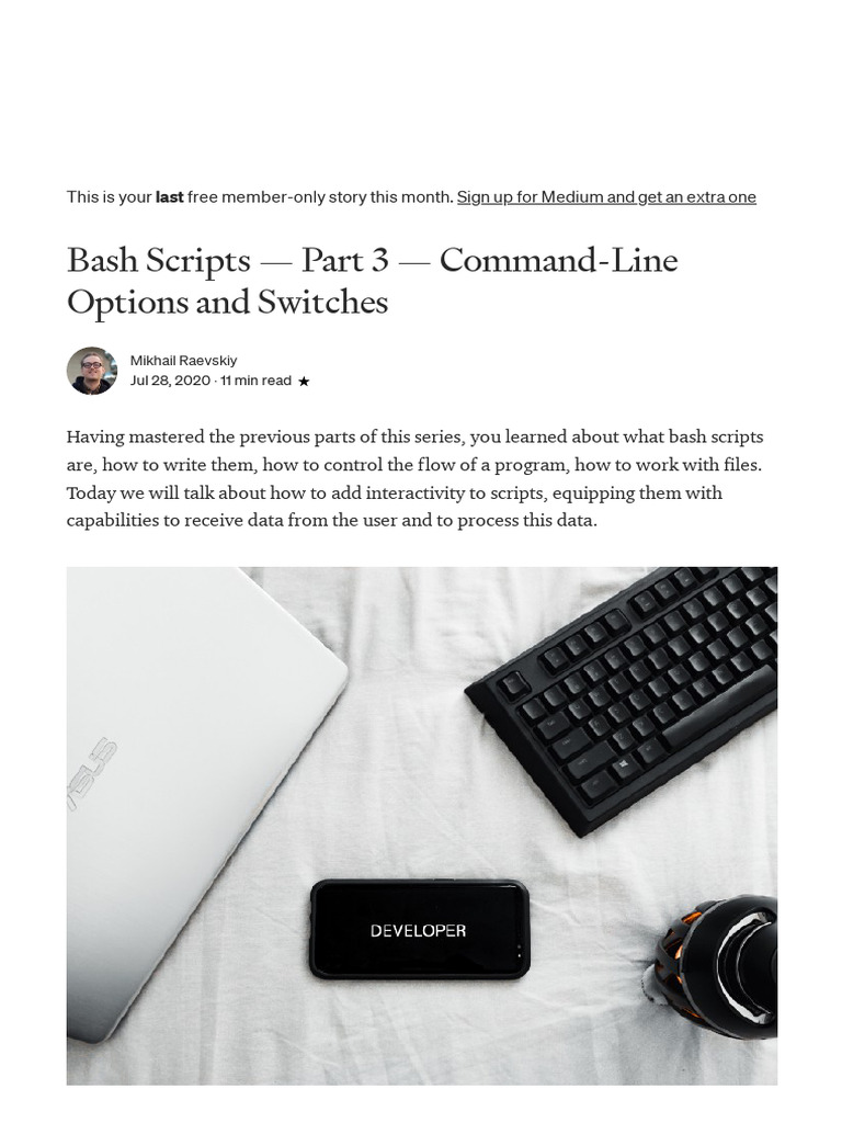 Bash Command-Line Options Explained | PDF | Command Line Interface ...