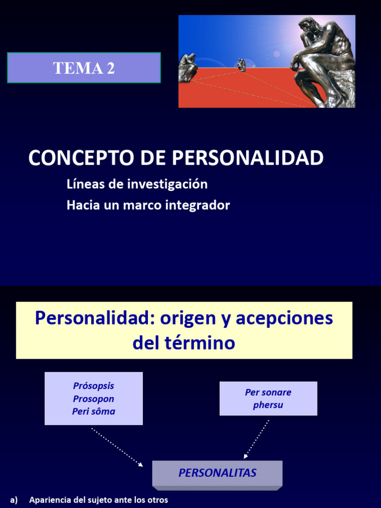 Definición y Teorías de la Personalidad | PDF | Sicología | Comportamiento