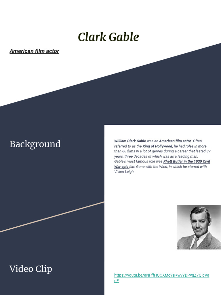 Clark Gable - Ryan Beals | PDF | General Fiction