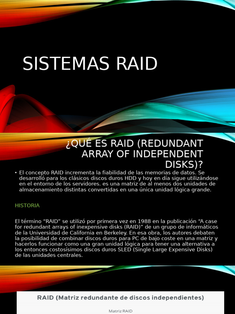 Guía Completa de Sistemas RAID | PDF | Hardware de la computadora | Datos de computadora