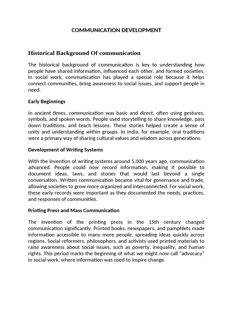 Comm Dev Sw213 Paper | PDF | Nonverbal Communication | Communication