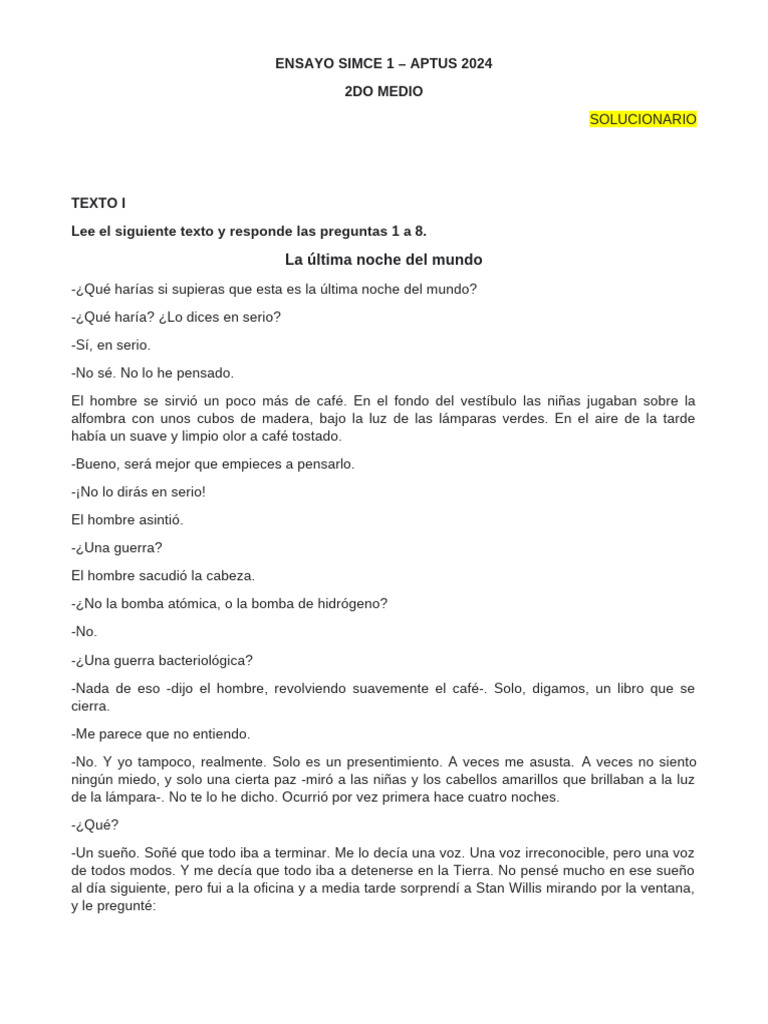 Ensayo 1 Simce IIM Aptus SOLUC | PDF | Smartphone | Tableta