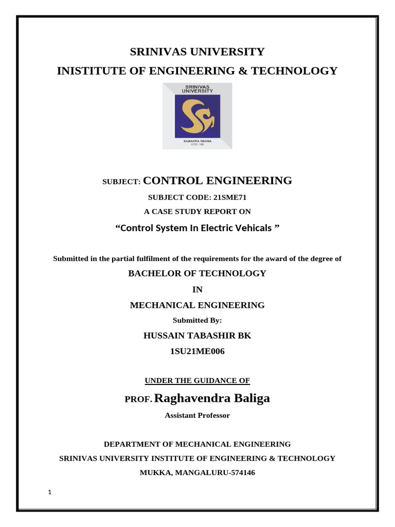 Control Engineeing Pdf Electric Vehicle Brake
