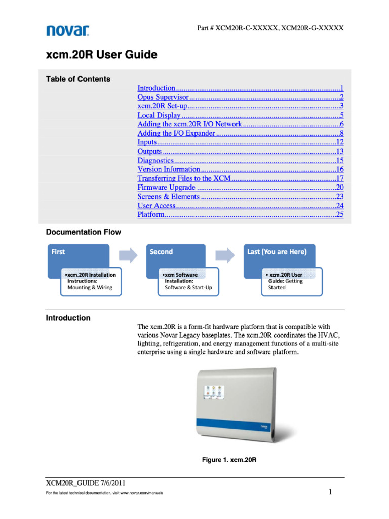 Novar xcm.20R XCM20R-C-XXXXX, XCM20R-G-XXXXX User Guide - Manualzz | PDF