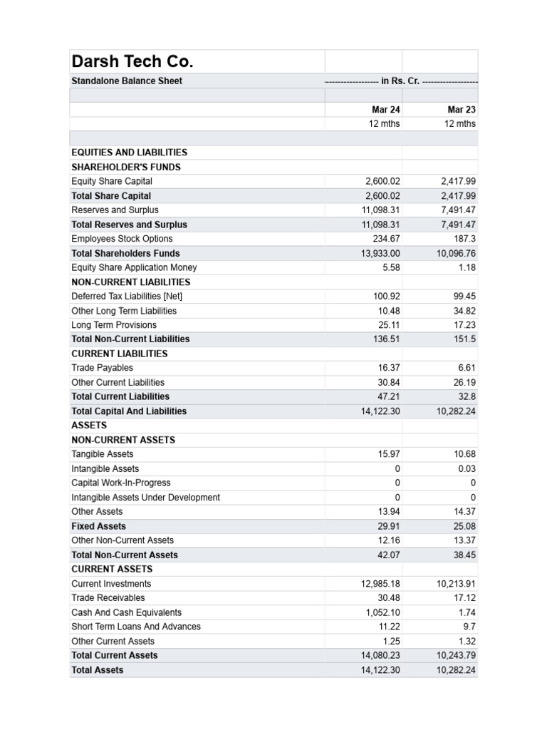 Bal Sheet Board Proj | PDF | Equity (Finance) | Private Sector
