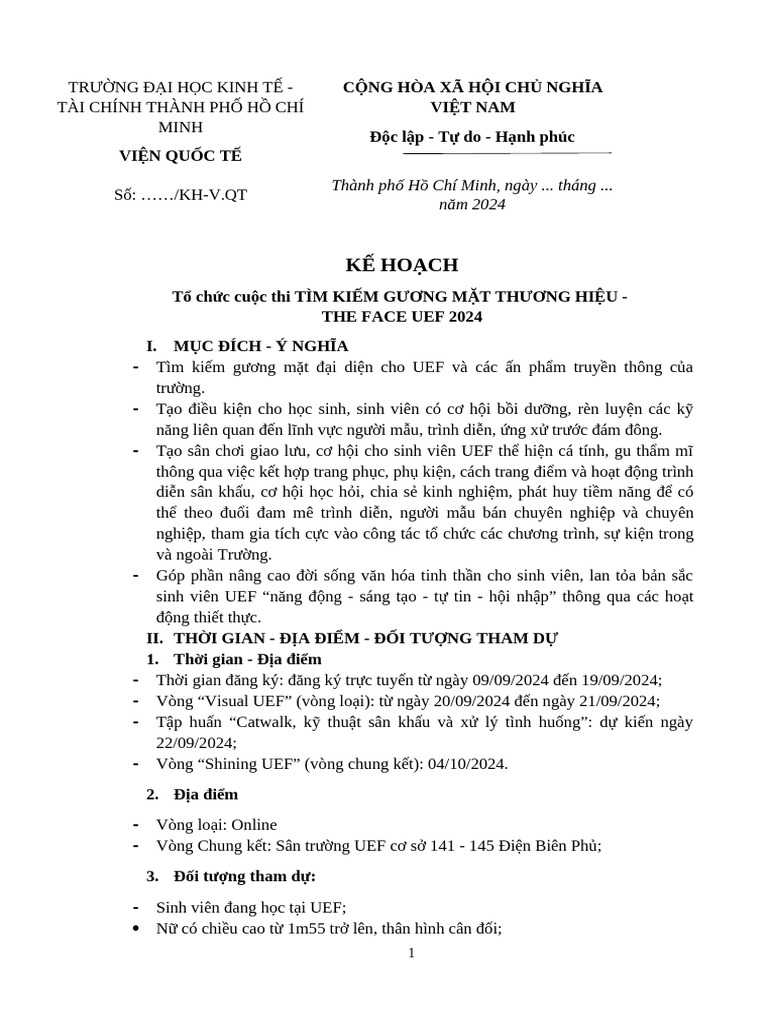 1 KH THE FACE UEF 2024 - Edit | PDF