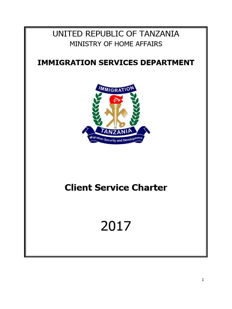 client service charter | PDF | Travel Visa | Passport