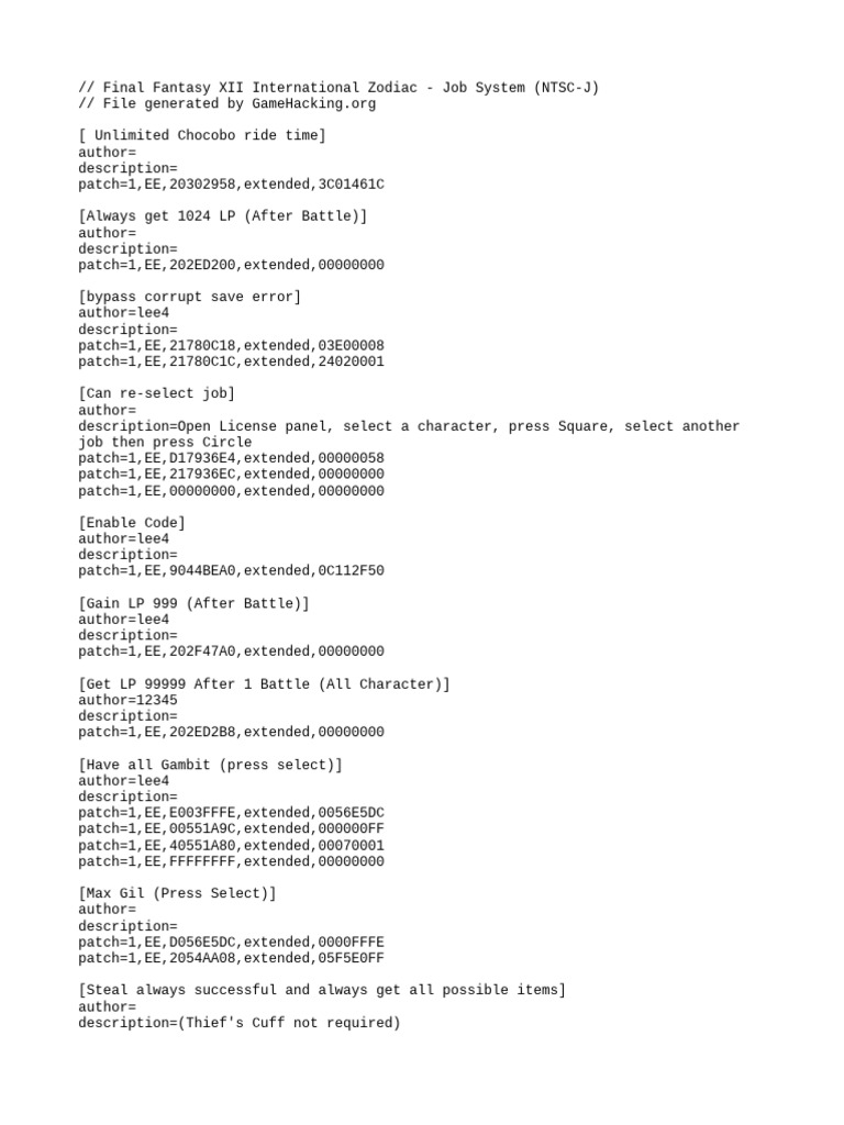 Final Fantasy XII International - Zodiac Job System (With Bonus DVD ...