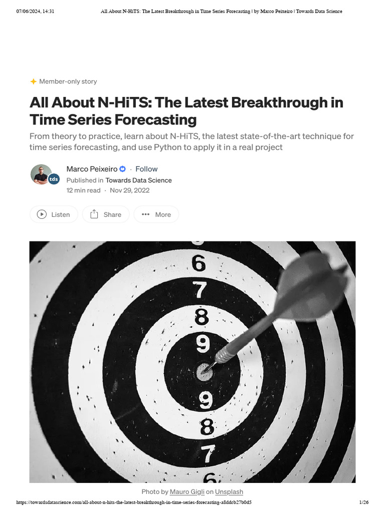 All About N-HiTS - The Latest Breakthrough in Time Series Forecasting ... All About N-HiTS - The Latest Breakthrough in Time Series Forecasting ...
