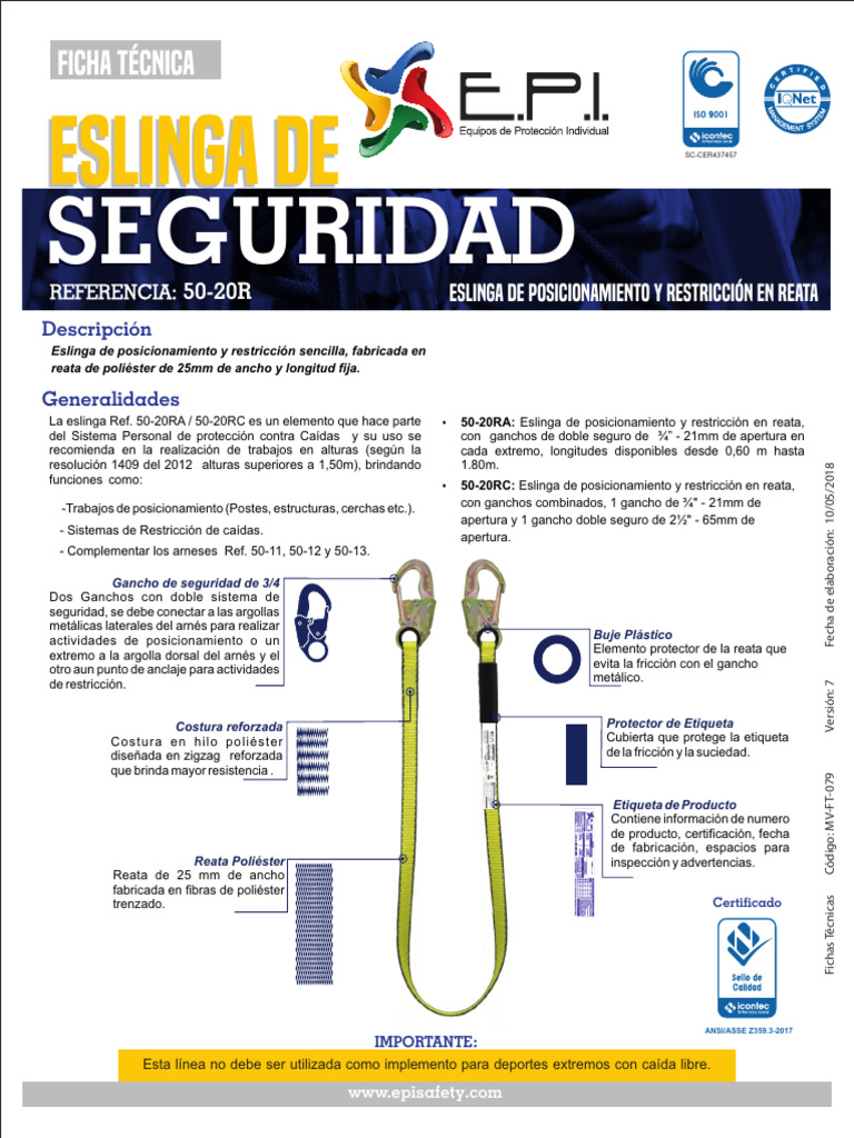 Eslinga de | PDF | Materiales