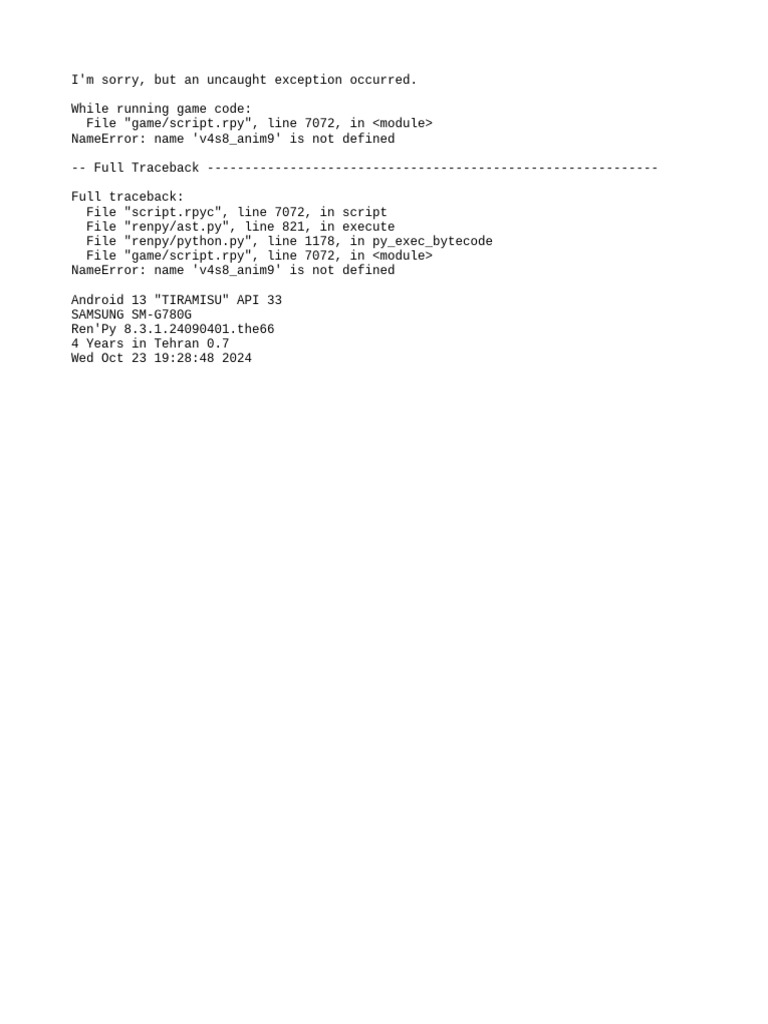 Game Code Error Debugging | PDF