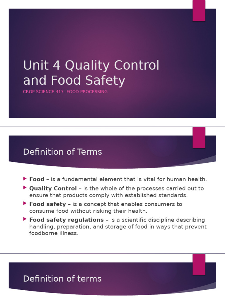 Food Processing Report | PDF | Food Safety | Hazard Analysis And ...