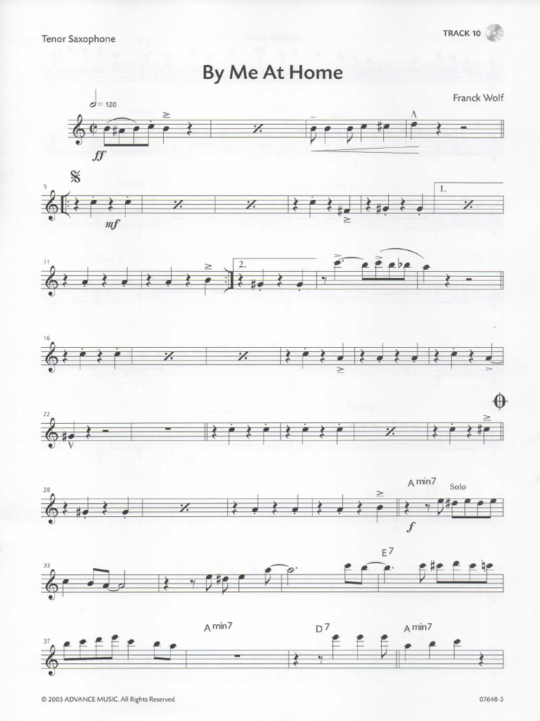 By Me at Home Saxo Tenor | PDF