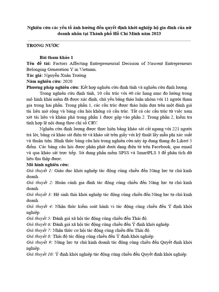 10 ĐỀ TÀI LIÊN QUAN NCKH | PDF