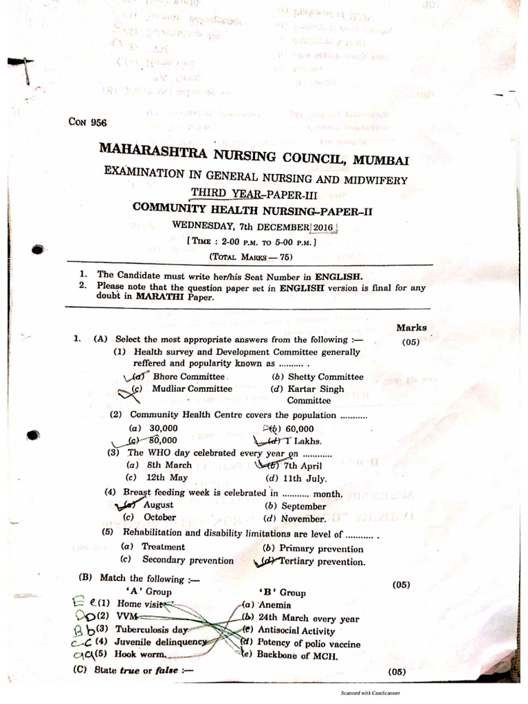Community GNM Nursing | PDF
