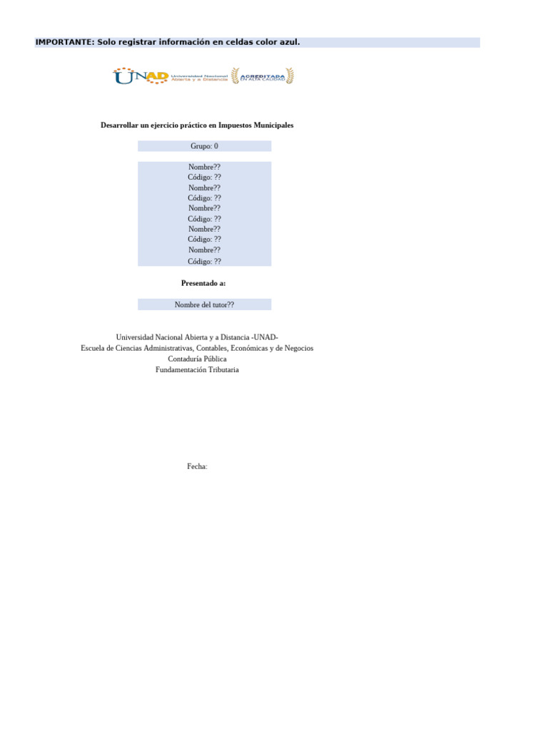 Ejercicio Práctico de Impuestos Municipales | PDF | Tarjeta de crédito | Impuesto al valor agregado