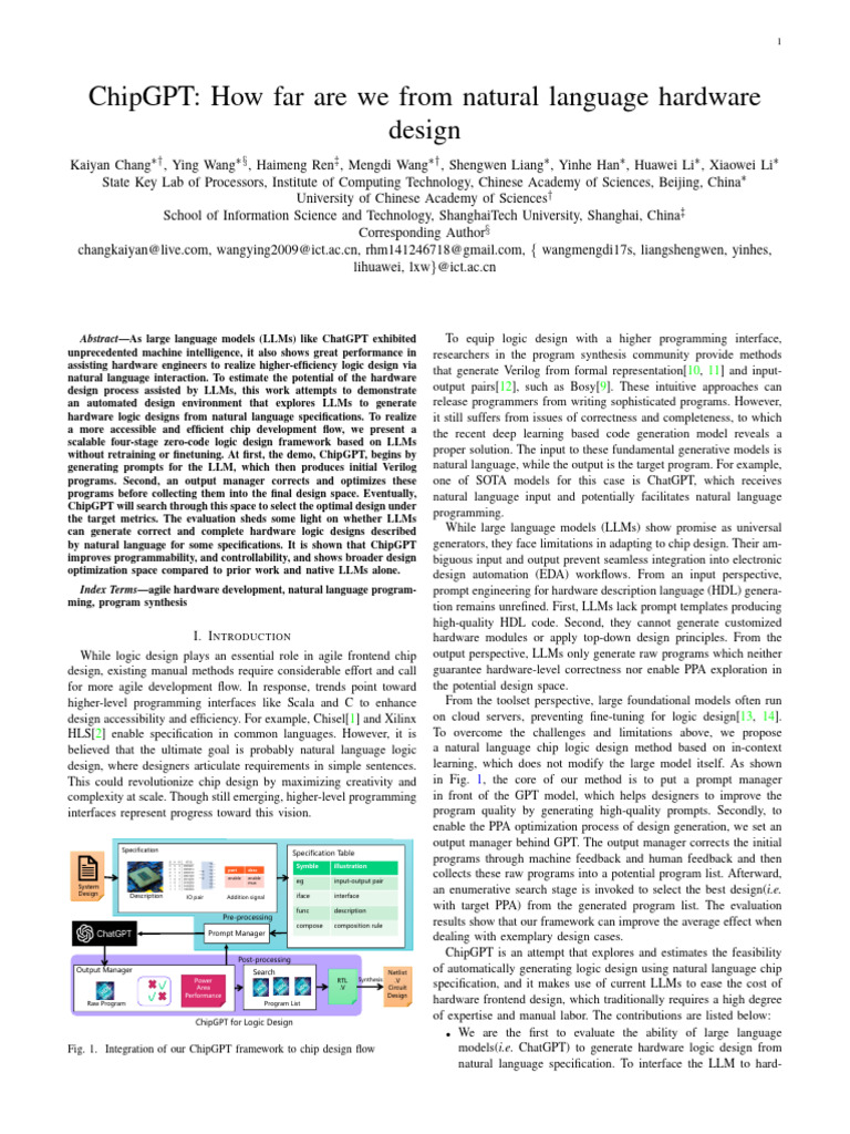 NLP Hardware Design Paper | PDF | Hardware Description Language | Logic Synthesis