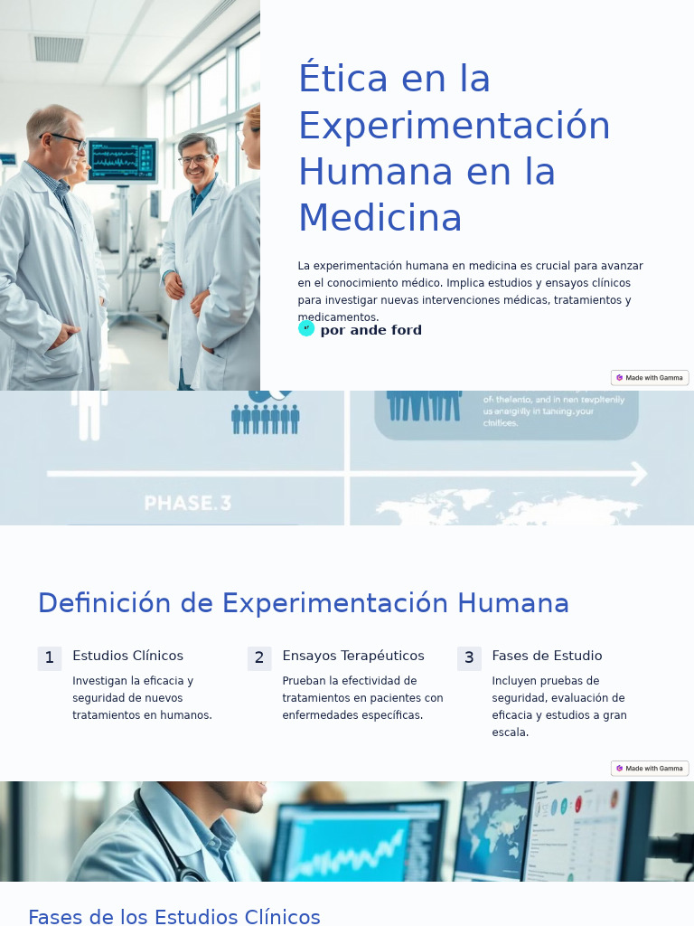 Etica en La-Experimentacion Humana en La Medicina | PDF | Ensayo ...