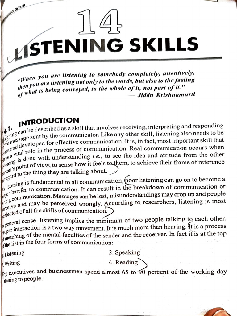 Unit 3 Listening Skills Eng | PDF | Hearing | Communication